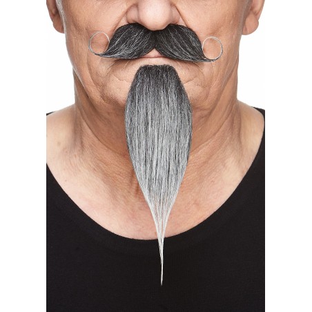 Mustaches with beards (pack of 6 pcs.)