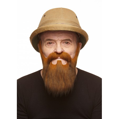 Mustaches with beards (pack of 6 pcs.)