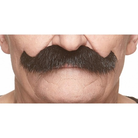 High quality fake mustaches, self adhesive, value pack (6pcs.)